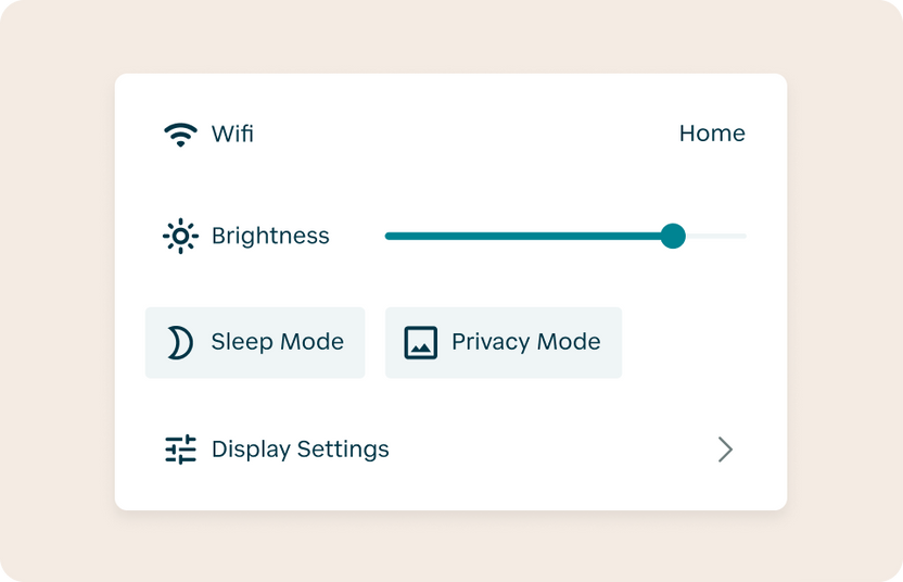 Features – Hearth Display