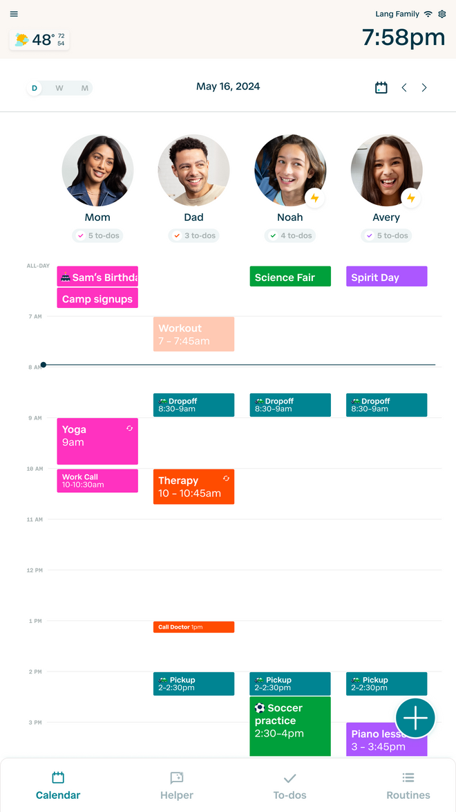 Hearth Display: Our Best Digital Family Calendar